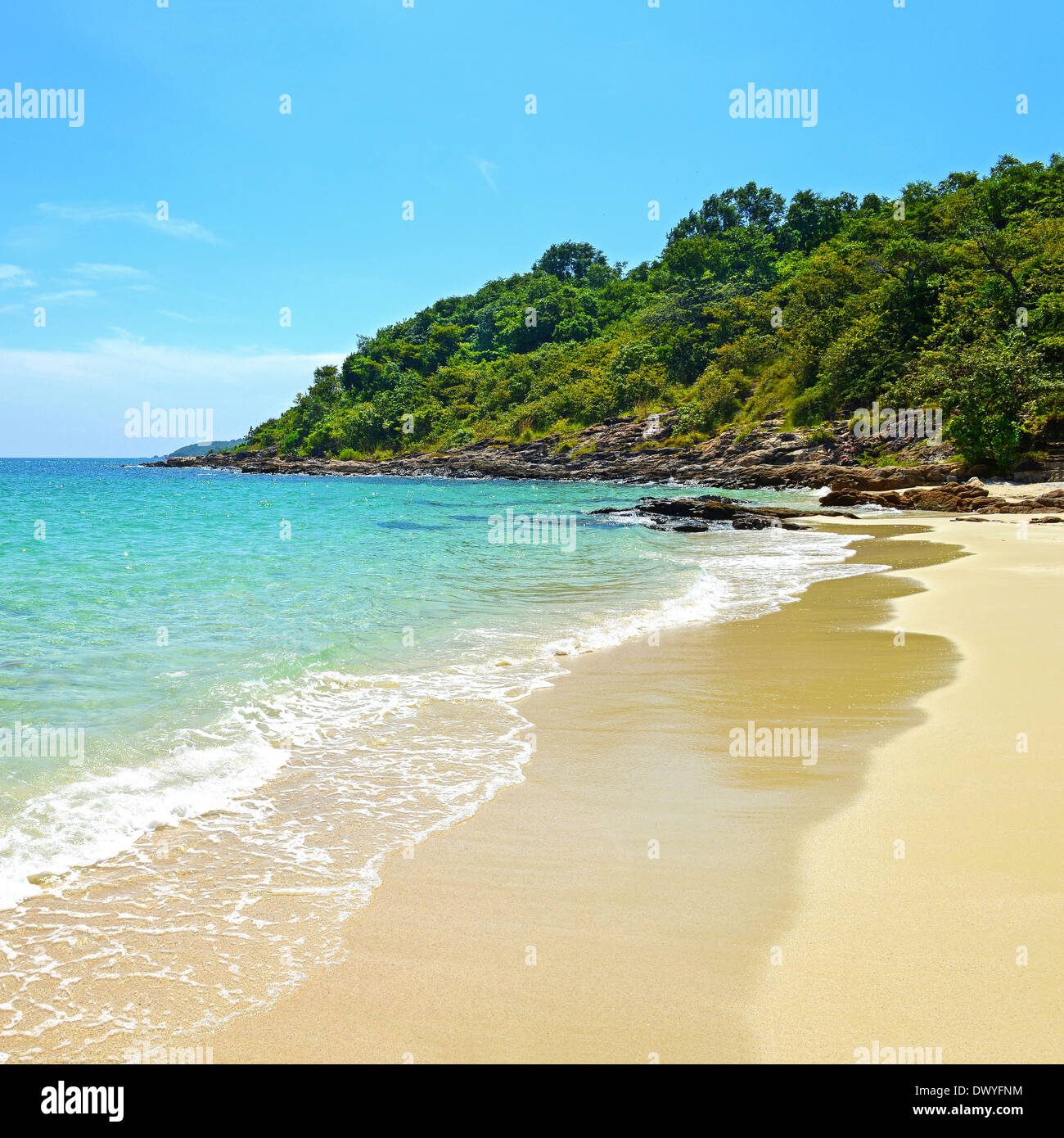 nature scene tropical beach and sea in koh samed island Thailand Stock ...