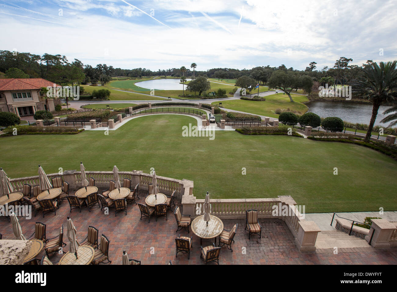The Stadium Course is pictured from TPC at Sawgrass clubhouse in Ponte ...