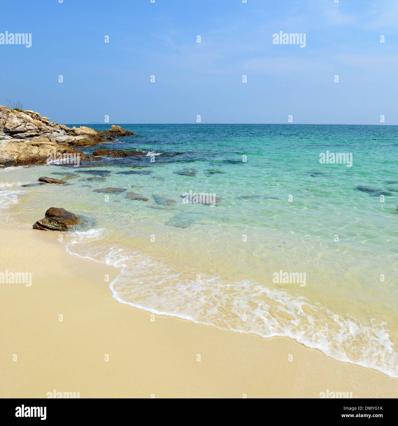 nature scene tropical beach and sea in koh samed island Thailand Stock ...