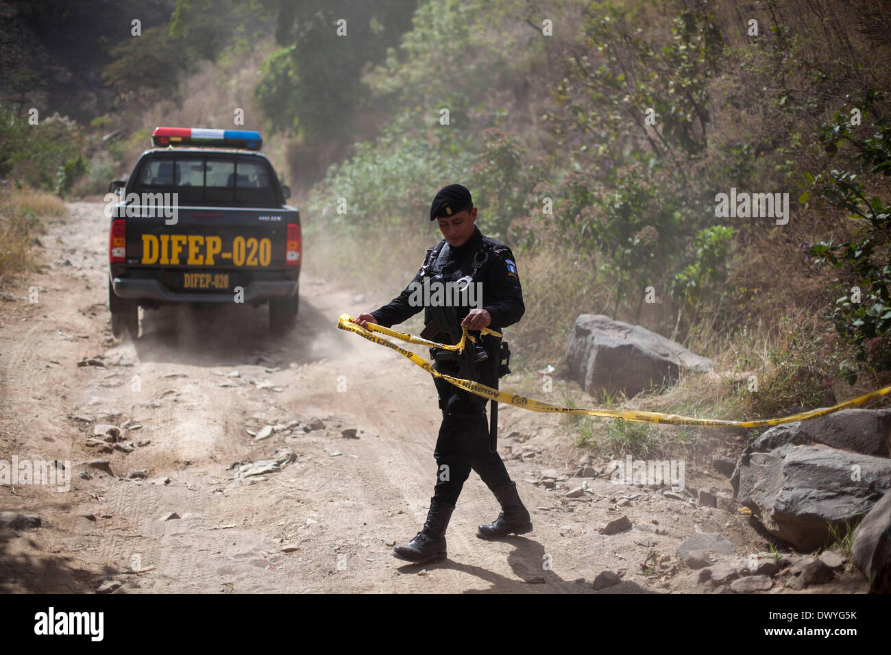 Guatemalan national police hi-res stock photography and images - Alamy