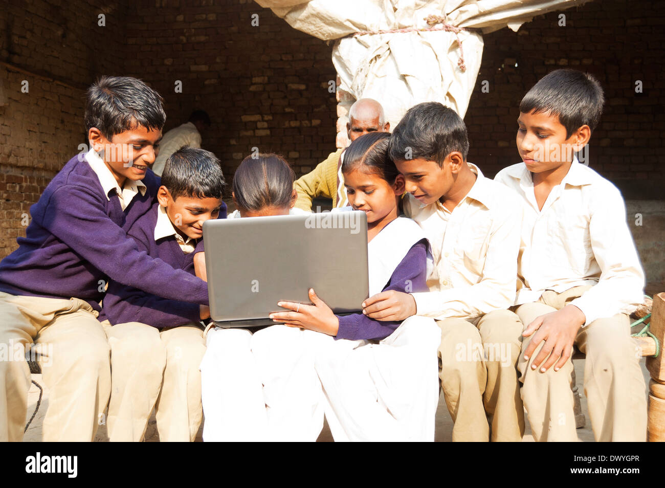 Computers school india hi-res stock photography and images - Alamy