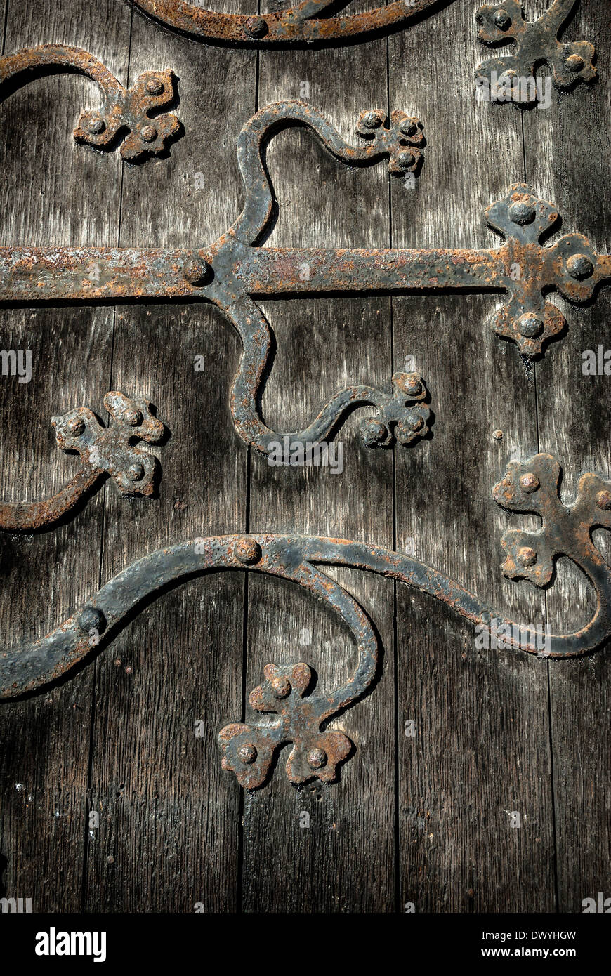 Hinge medieval door hi-res stock photography and images - Alamy