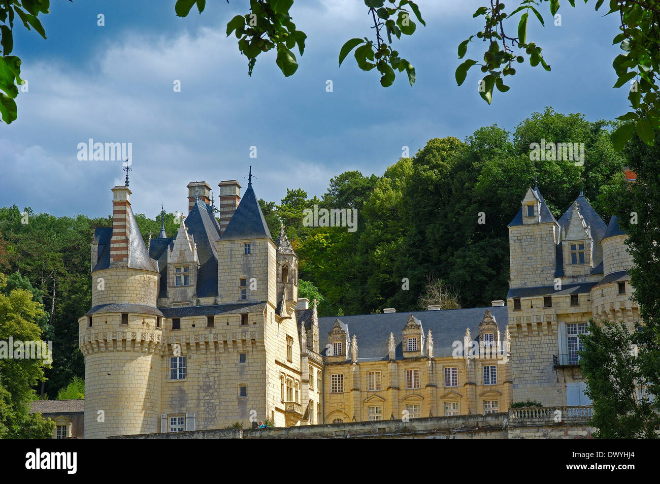 Chateau d'Usse, Rigny-Usse Stock Photo - Alamy