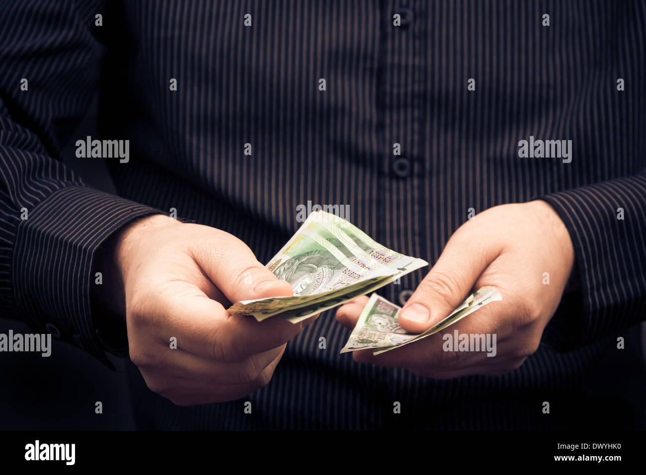 Hand gesture counting money hi-res stock photography and images - Alamy