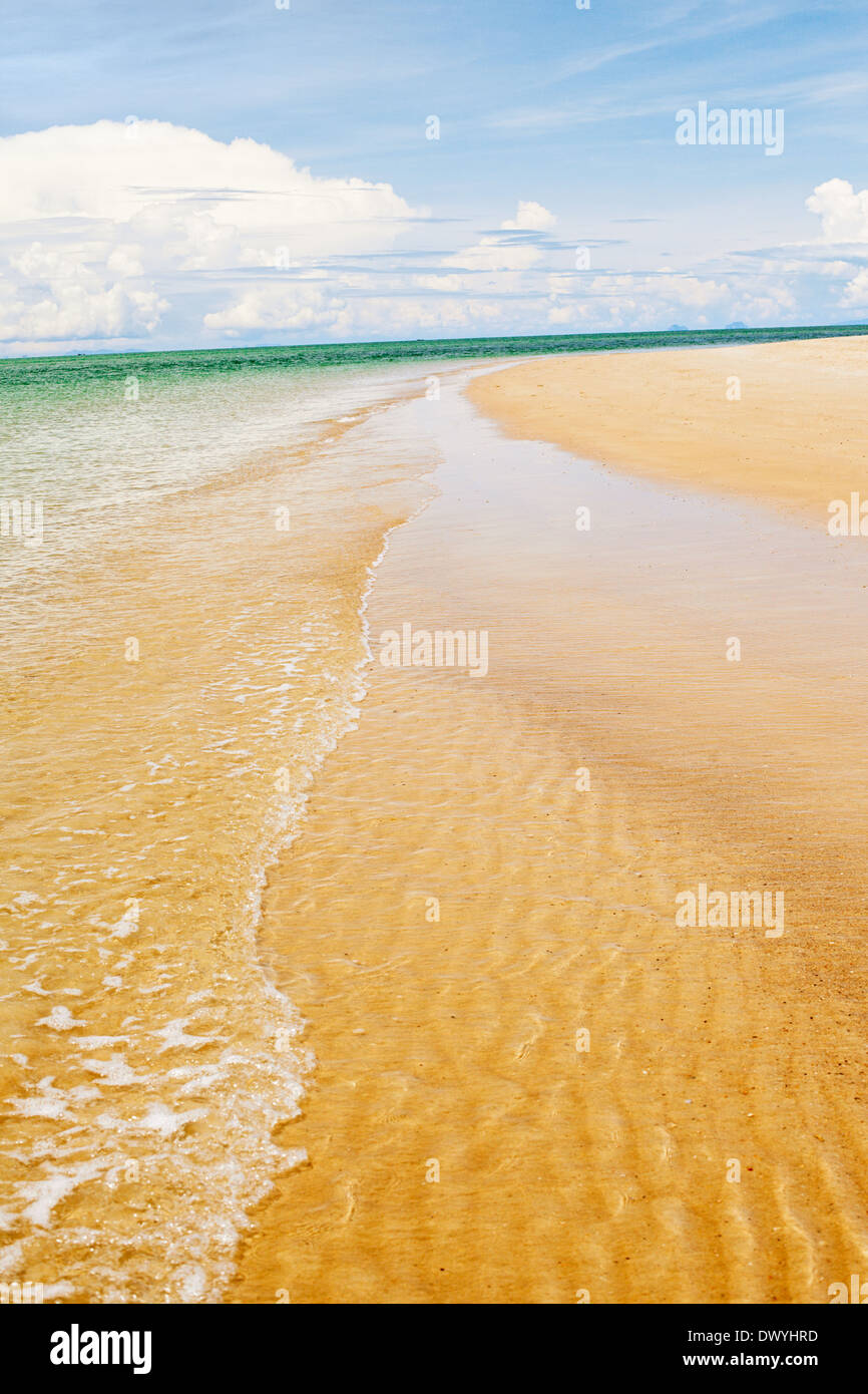 landscape with sea, sky and beach, at sunny day Stock Photo - Alamy