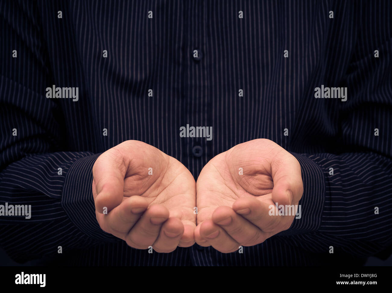 Begging hands hi-res stock photography and images - Alamy