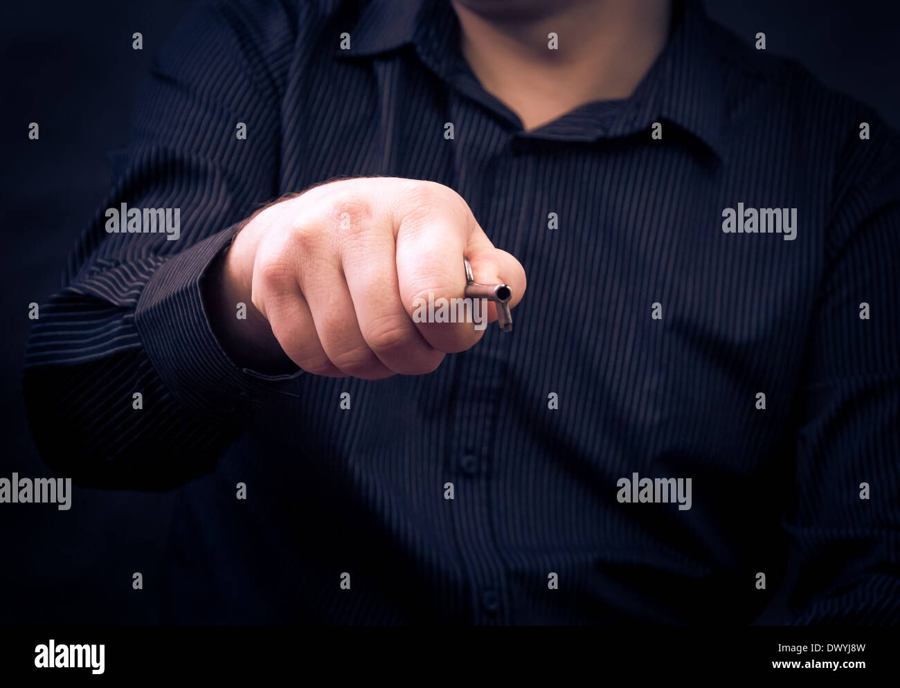 Hand holding key man hi-res stock photography and images - Alamy