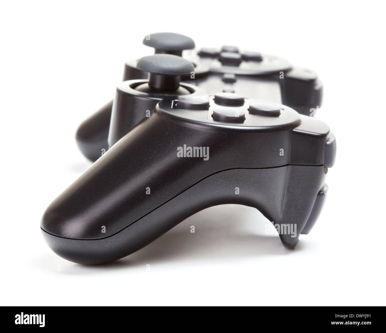 game controller isolated on a white background Stock Photo - Alamy