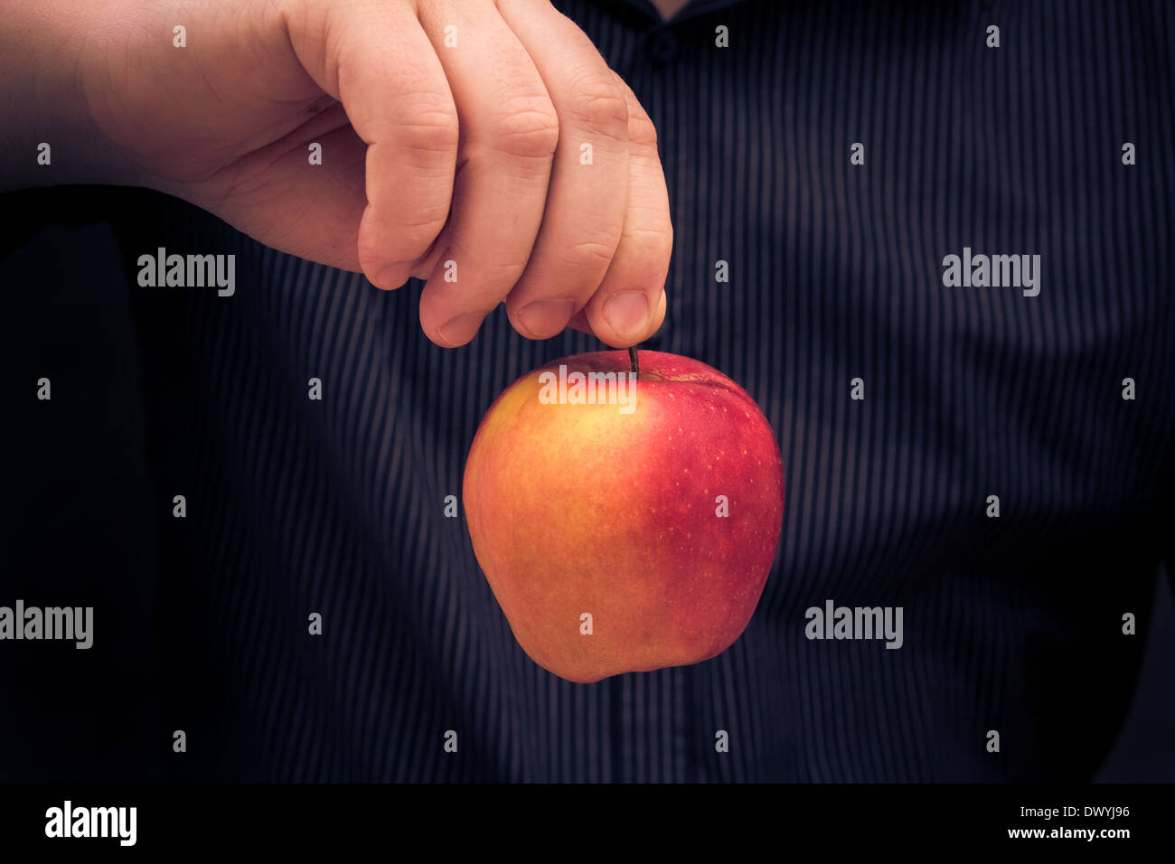 Apple man hi-res stock photography and images - Alamy