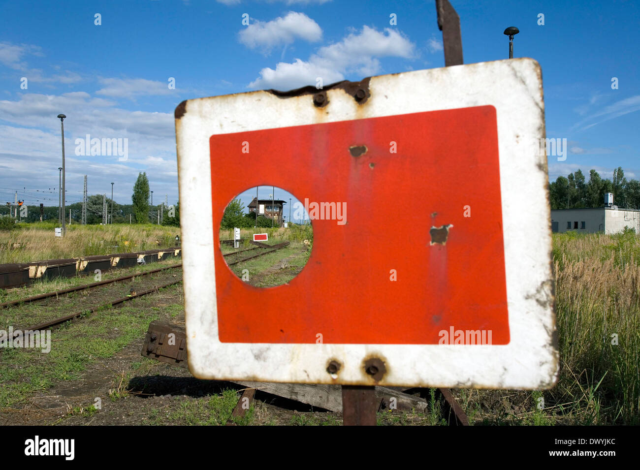 disused railway track Stock Photo - Alamy
