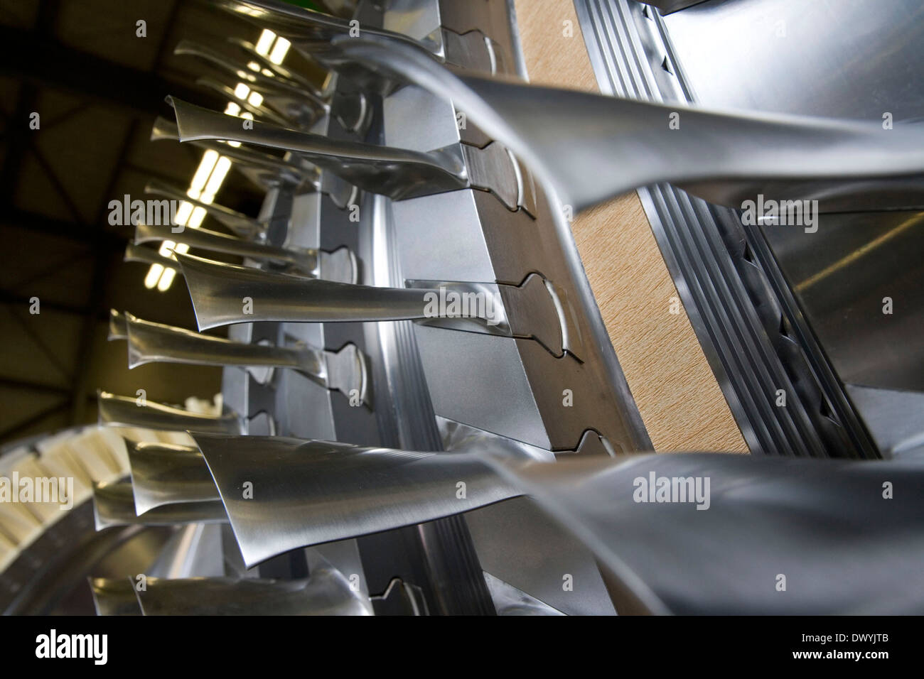 Gas turbine compressor blade hi-res stock photography and images - Alamy