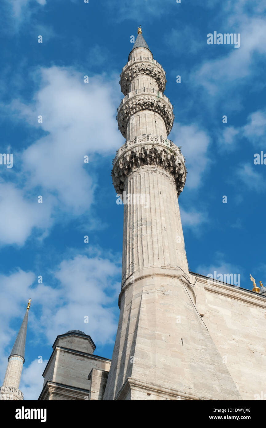 Part of The Blue Mosque, (Sultanahmet Camii), Istanbul, Turkey Stock ...