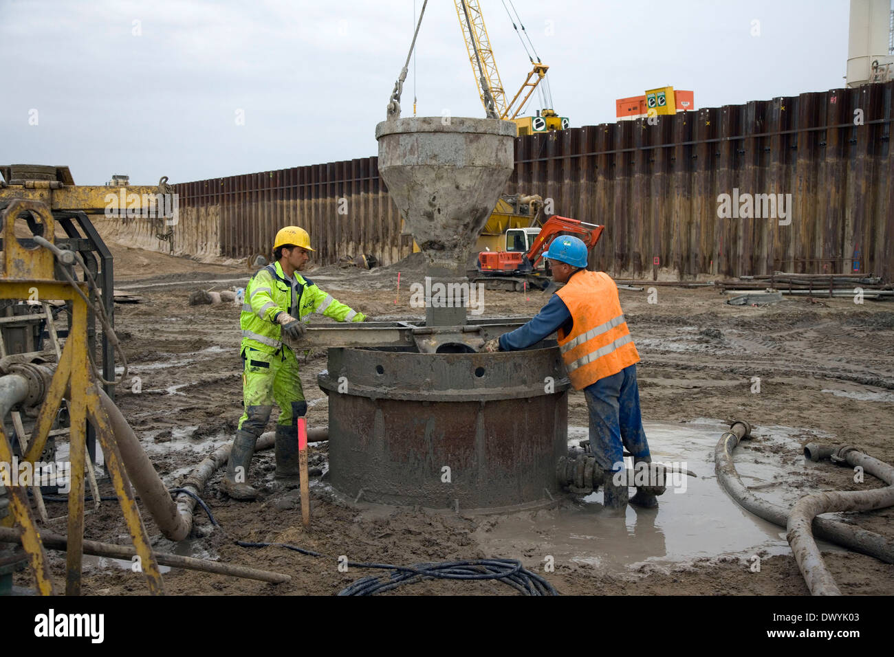 BBI construction site Stock Photo - Alamy
