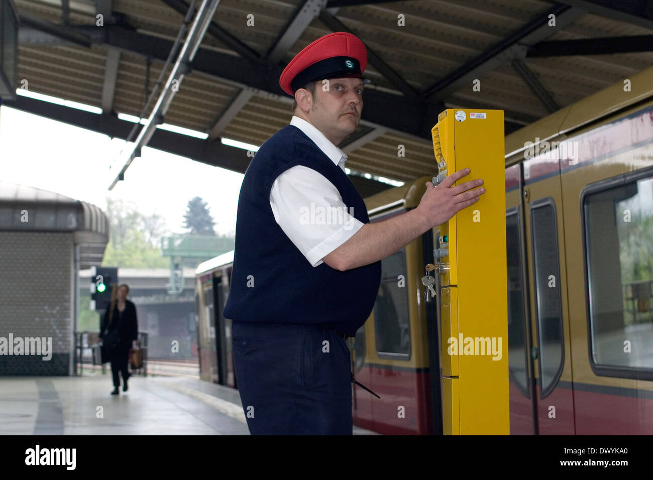 Clearance of an S -Bahn train Stock Photo - Alamy