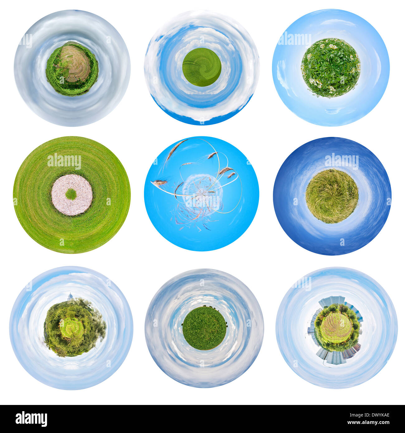 Urban and rural landscapes Cut Out Stock Images & Pictures - Alamy