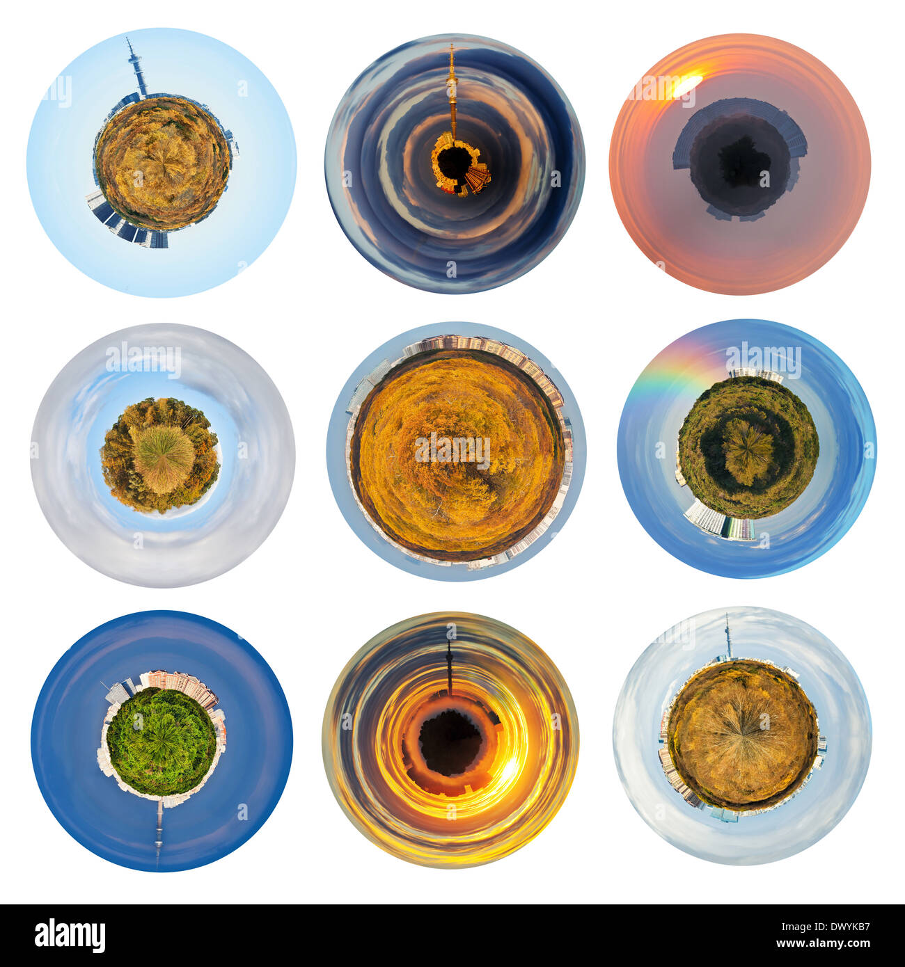 Forest house in autumn Cut Out Stock Images & Pictures - Alamy