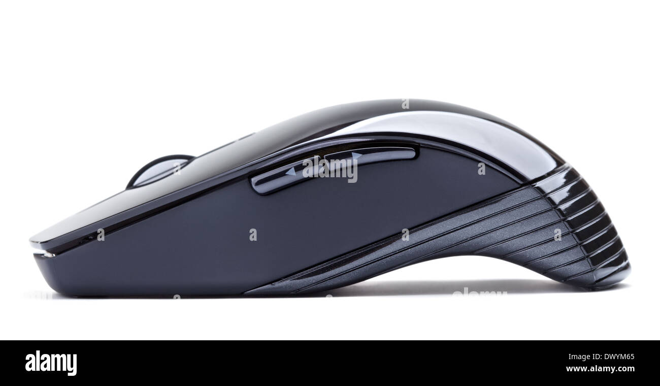 wireless computer mouse, isolated on white background Stock Photo - Alamy