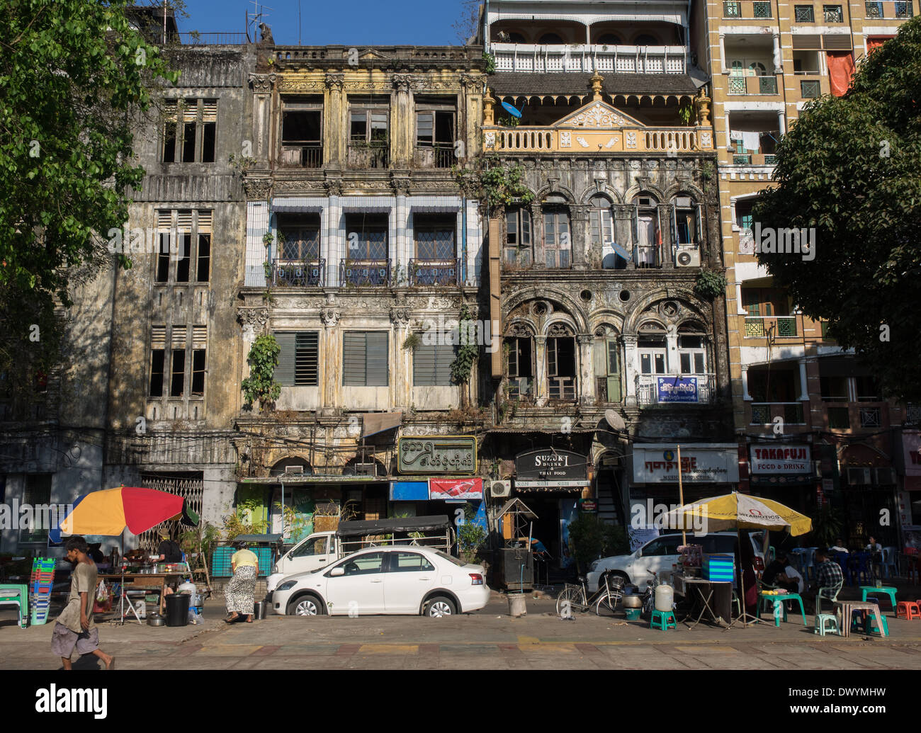 Rangoon Street High Resolution Stock Photography and Images - Alamy