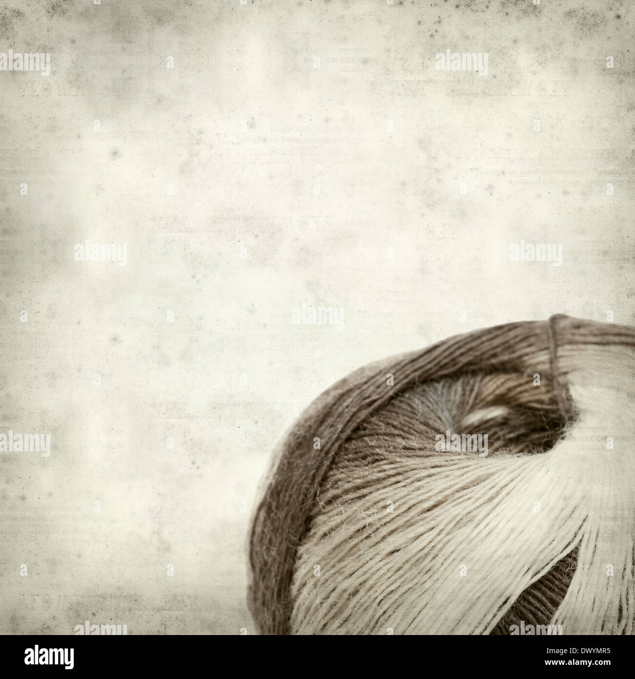 textured old paper background with knitting wool Stock Photo - Alamy