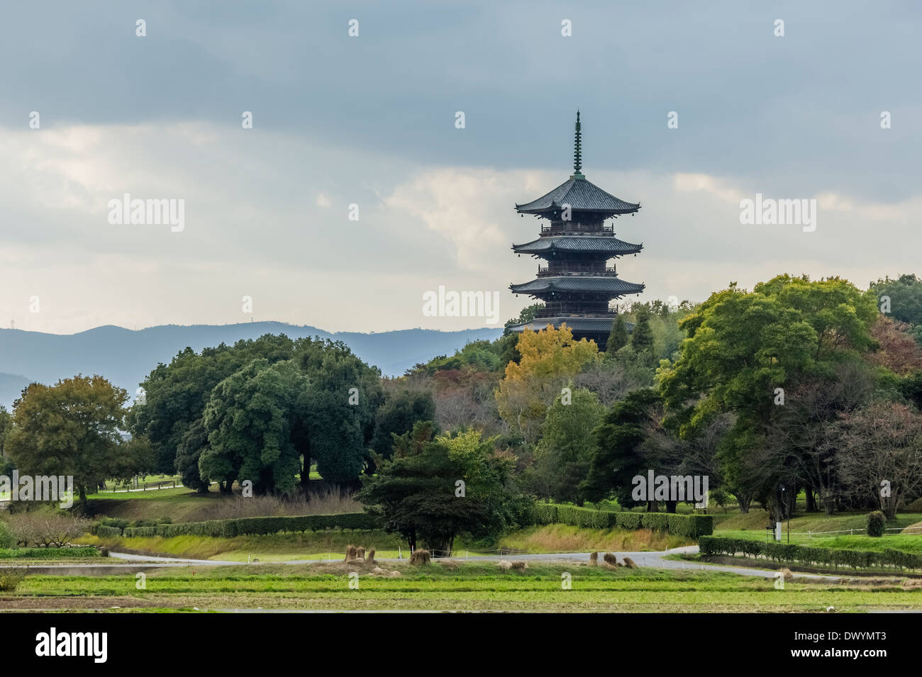 Five-Story Pagoda of Bitchu Kokubunji Temple, Soja, Okayama Prefecture ...