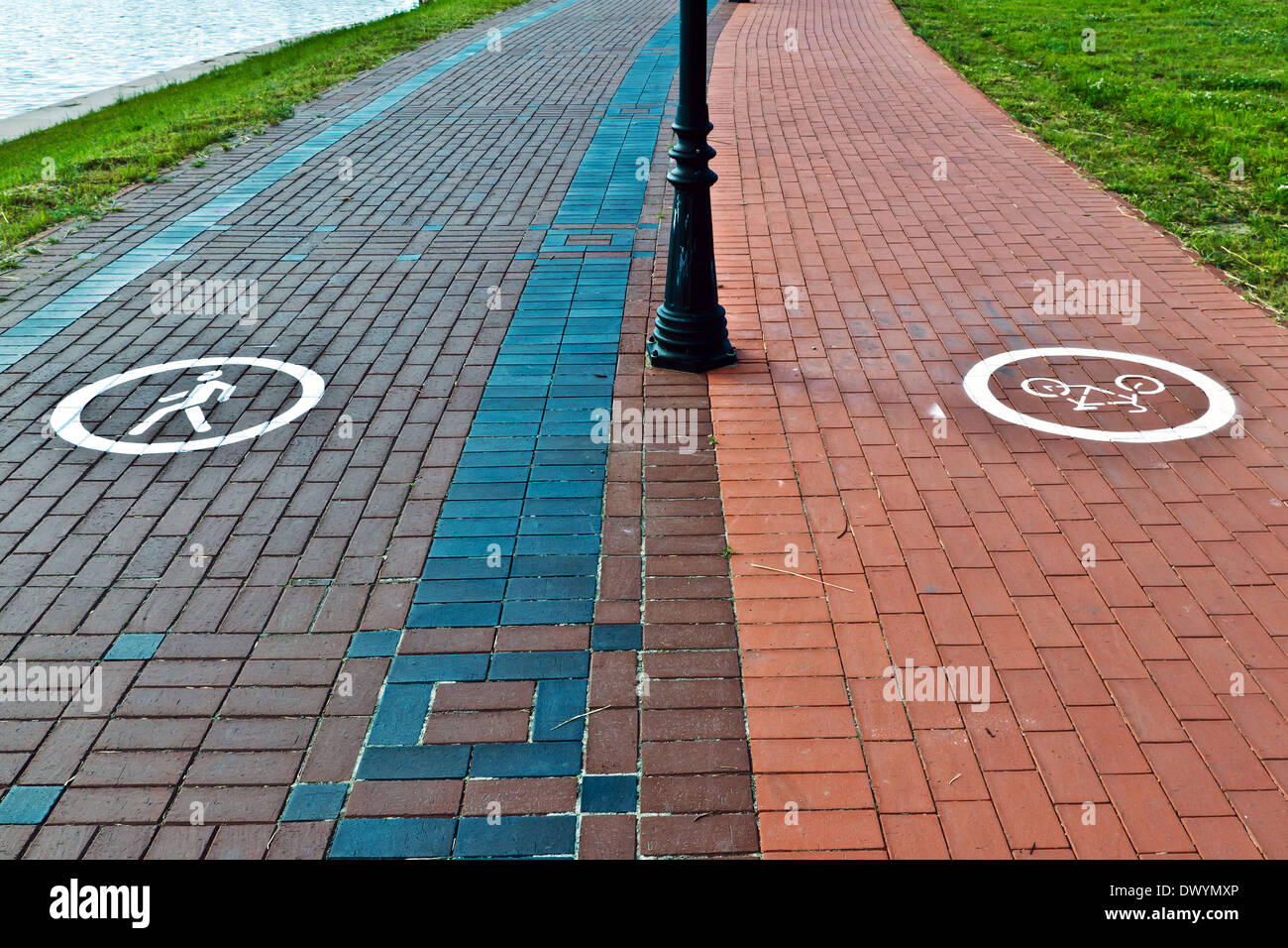 Walking cycling track trail hi-res stock photography and images - Alamy