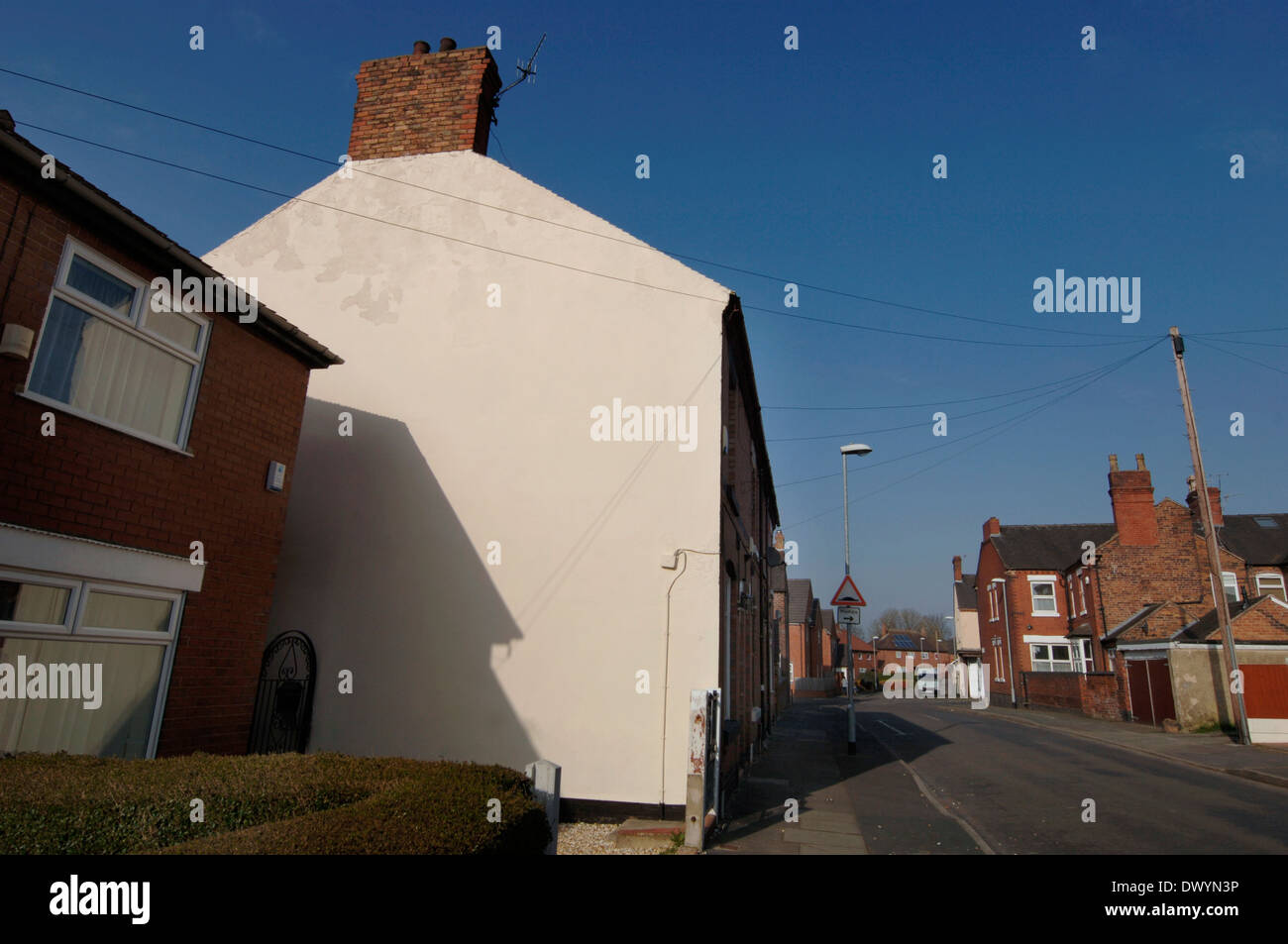 White rendered houses hi-res stock photography and images - Alamy