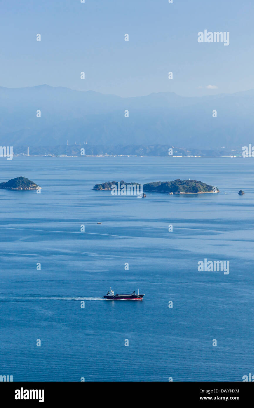Ship Sailing into Seto Inland Sea, Imabari, Ehime Prefecture, Japan ...