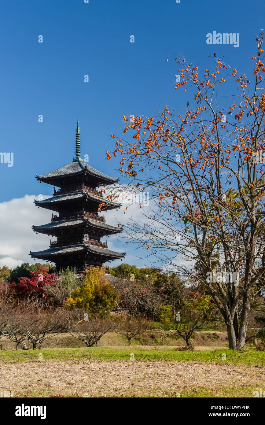Five-Story Pagoda of Bitchu Kokubunji Temple, Soja, Okayama Prefecture ...