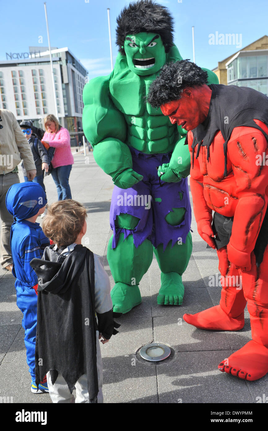 Excel, London, UK. 15th March 2014. Cosplay outfits of all styles and ...