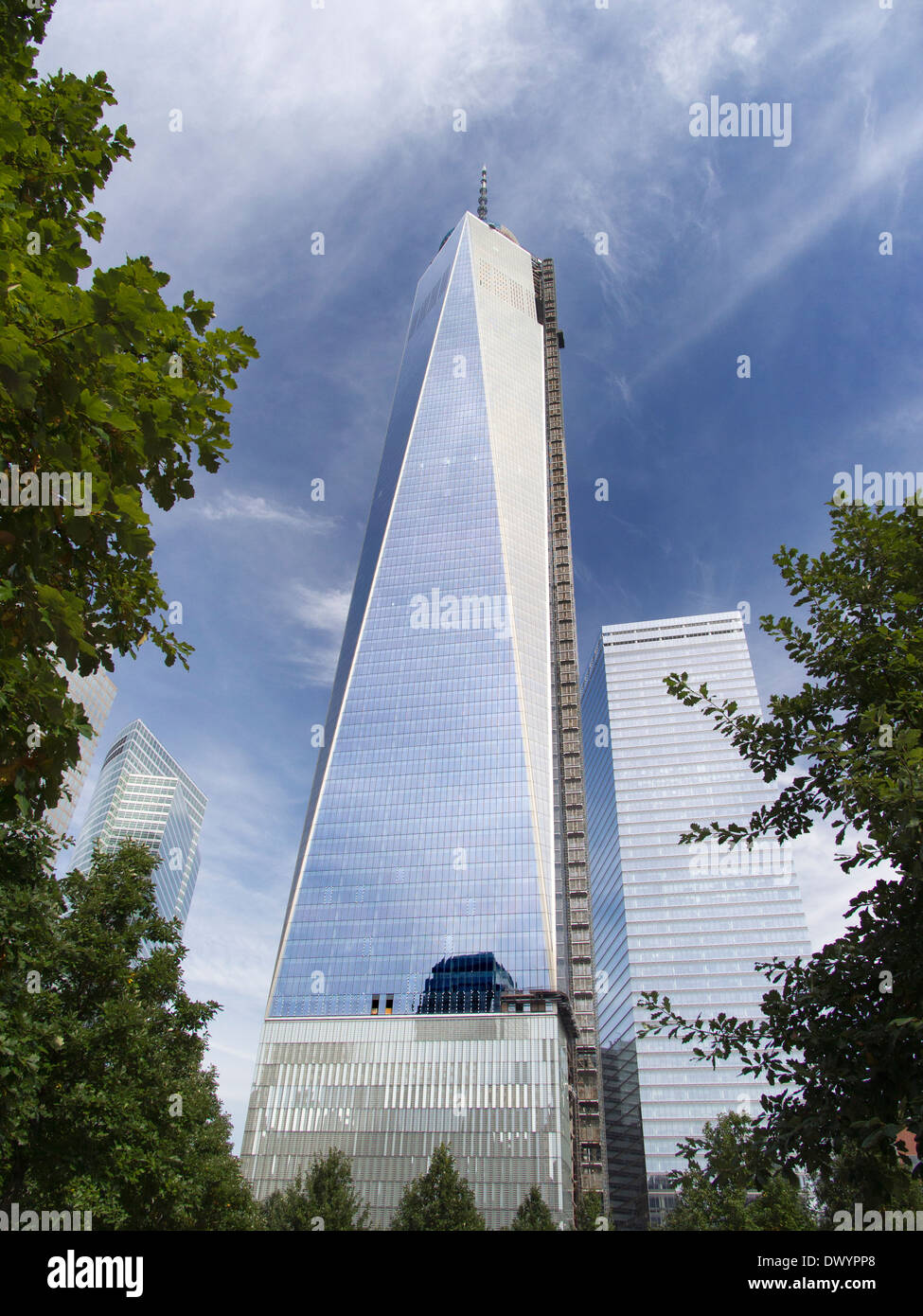The new One World Trade Centre at Ground Zero New York 12 Stock Photo ...
