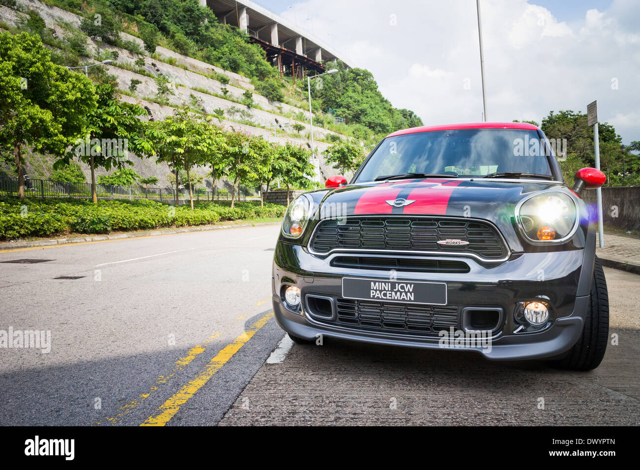 Mini JCW Paceman 2013 Model in black color Stock Photo - Alamy