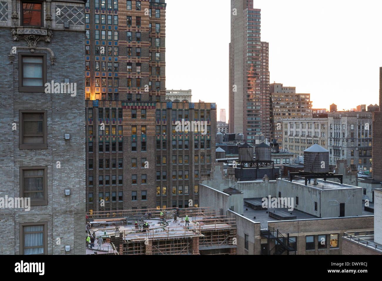 City Building Rooftops