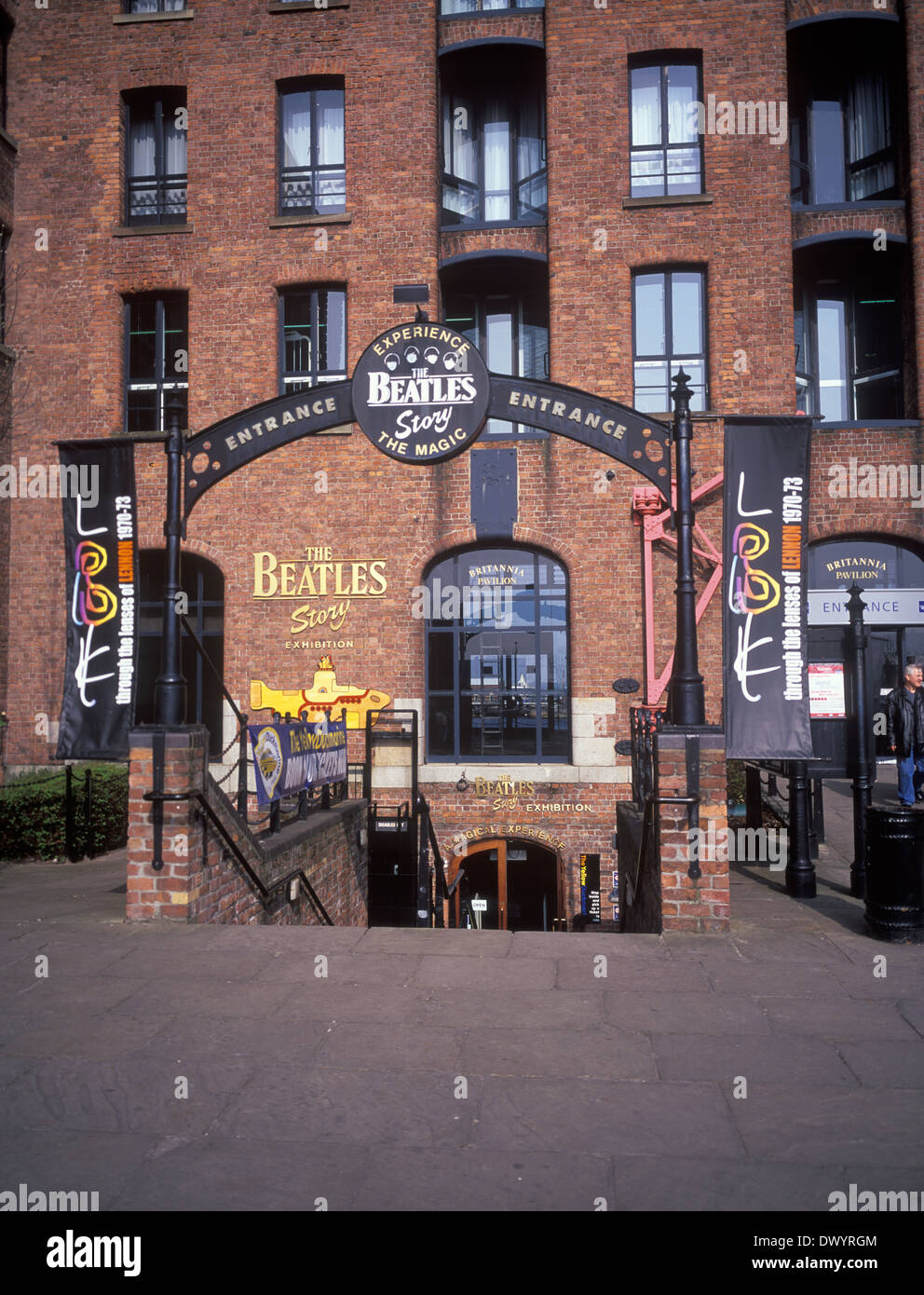 UK, Liverpool, the Beatles Story Museum - tribute to the Beatles Stock ...
