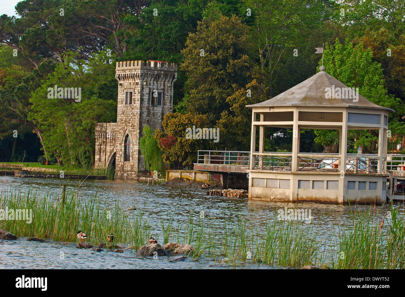 Massaciuccoli Lake, Torre del Lago Puccini Stock Photo - Alamy