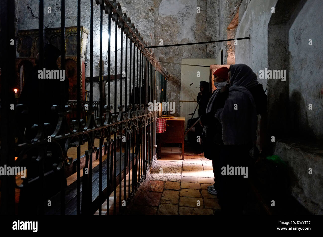 Ethiopian israel jerusalem coptic monastery hi-res stock photography ...