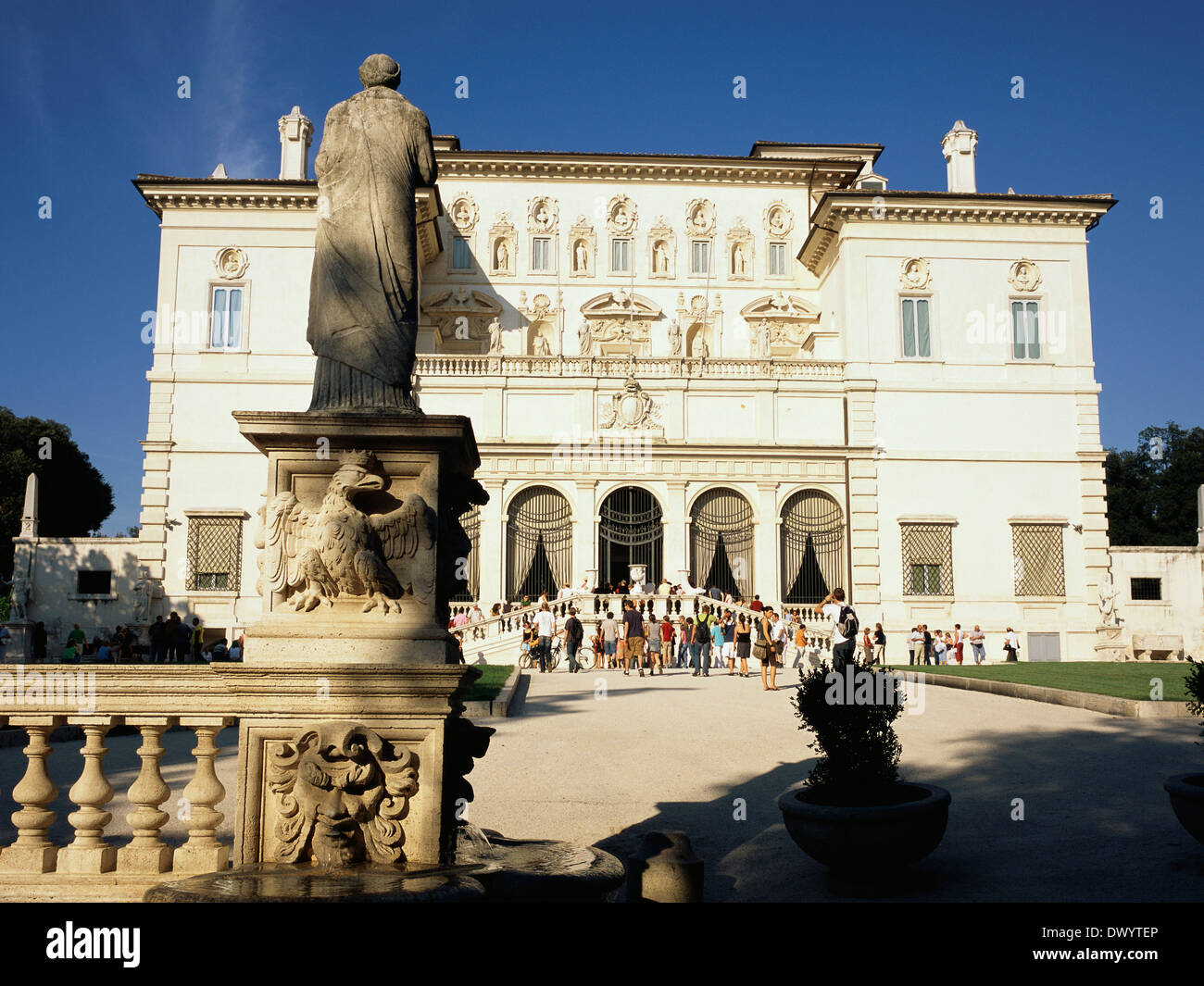 Galleria Borghese Villa Borghese Rome Italy Stock Photo - Alamy