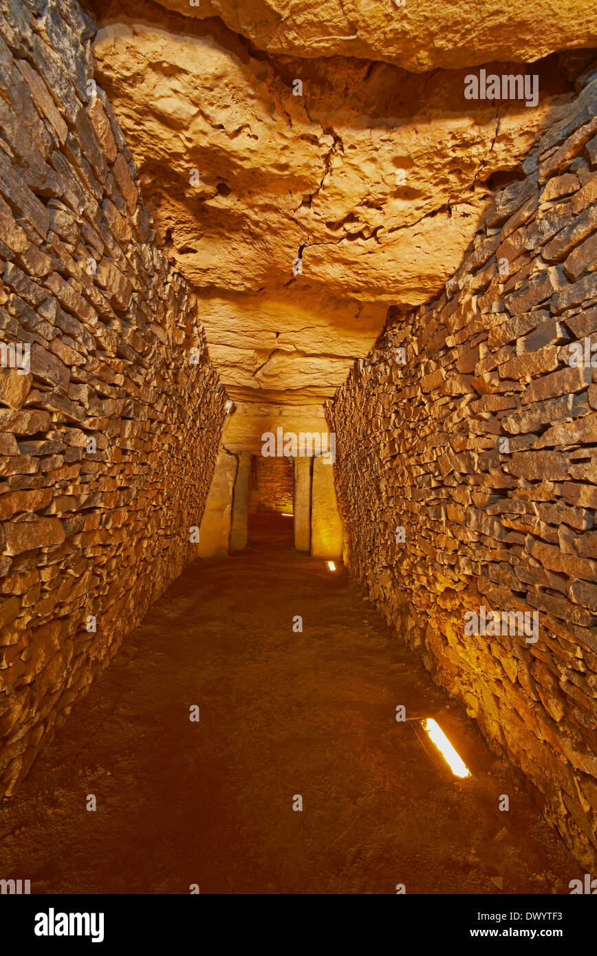 Dolmen de El Romeral, Antequera Stock Photo - Alamy