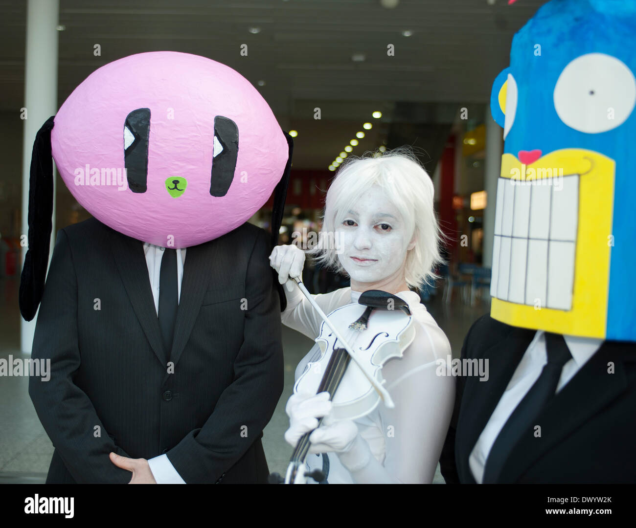 ExCel, London UK. 15th March, 2014. Cosplay visitors at ExCel London on ...