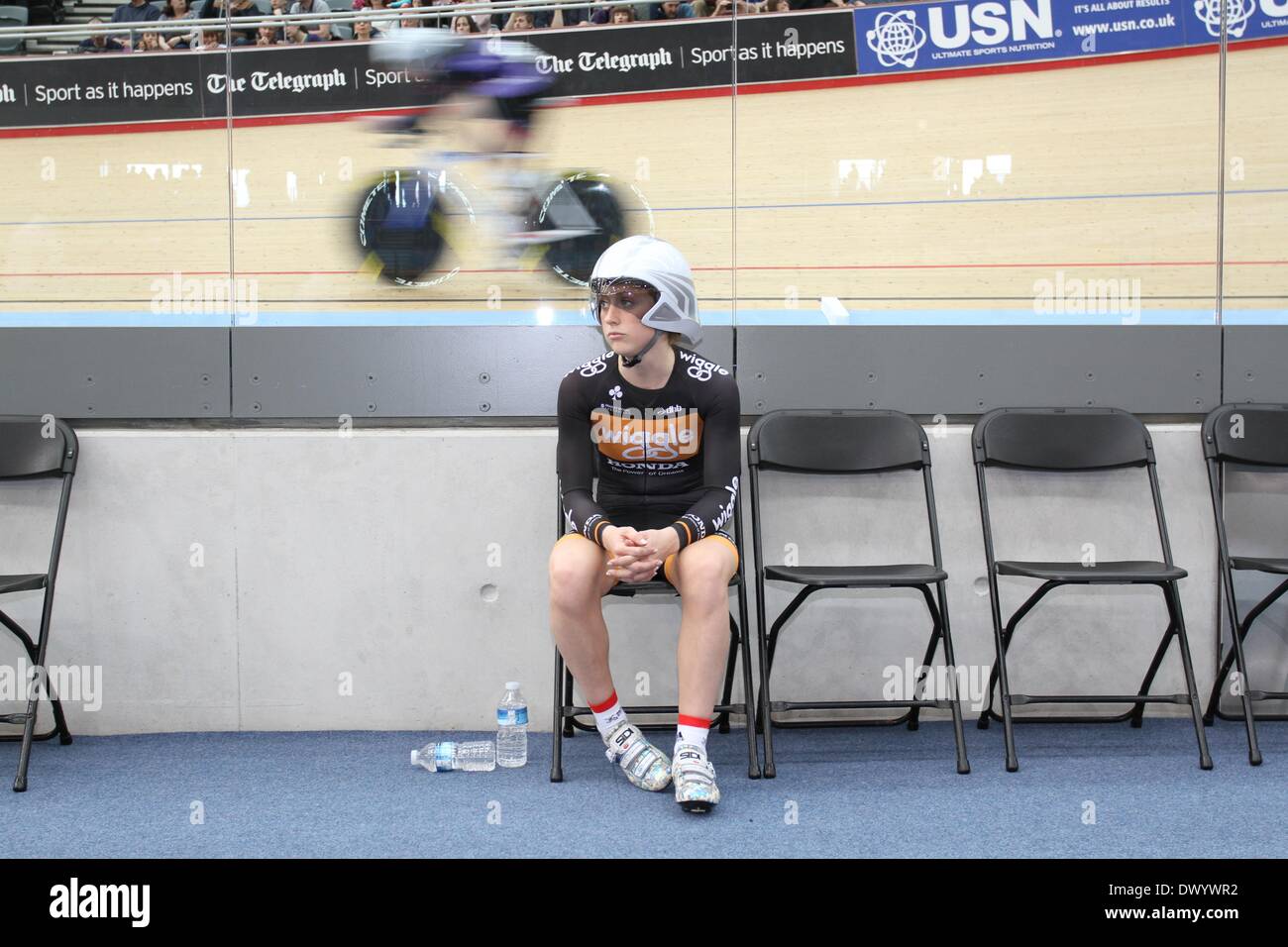 Lee Valley VeloPark, London, UK. 15th March 2014. Revolution Series ...