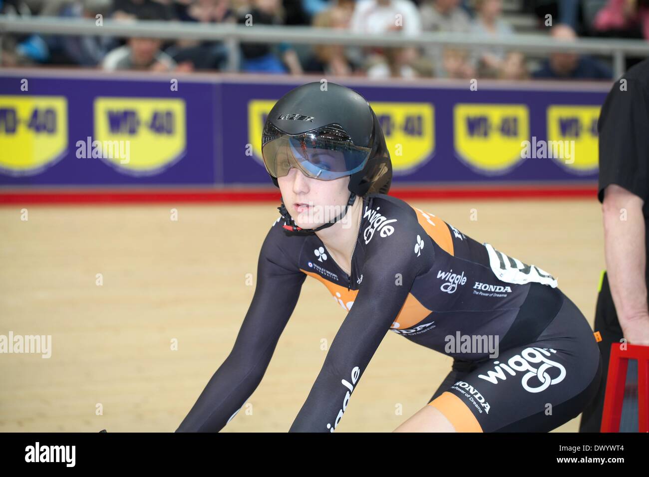Lee Valley VeloPark, London, UK. 15th March 2014. Revolution Series ...