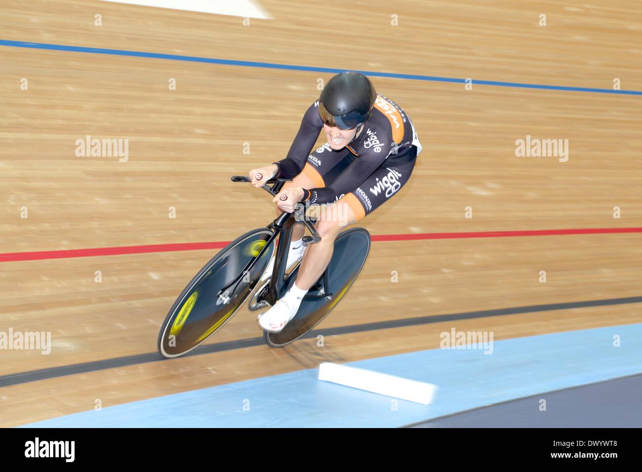 Lee Valley VeloPark, London, UK. 15th March 2014. Revolution Series ...