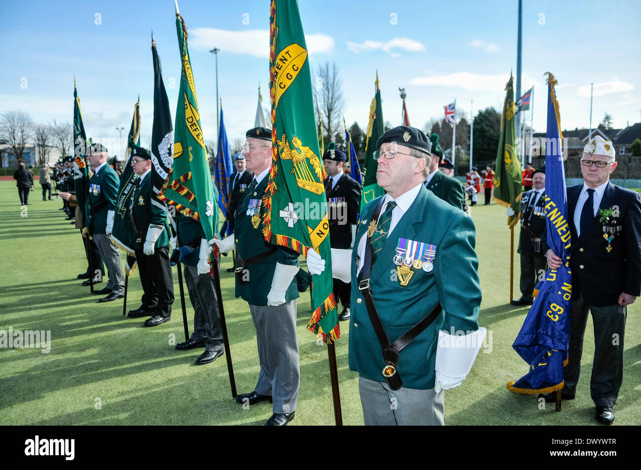 Royal irish regiment colour hi-res stock photography and images - Alamy