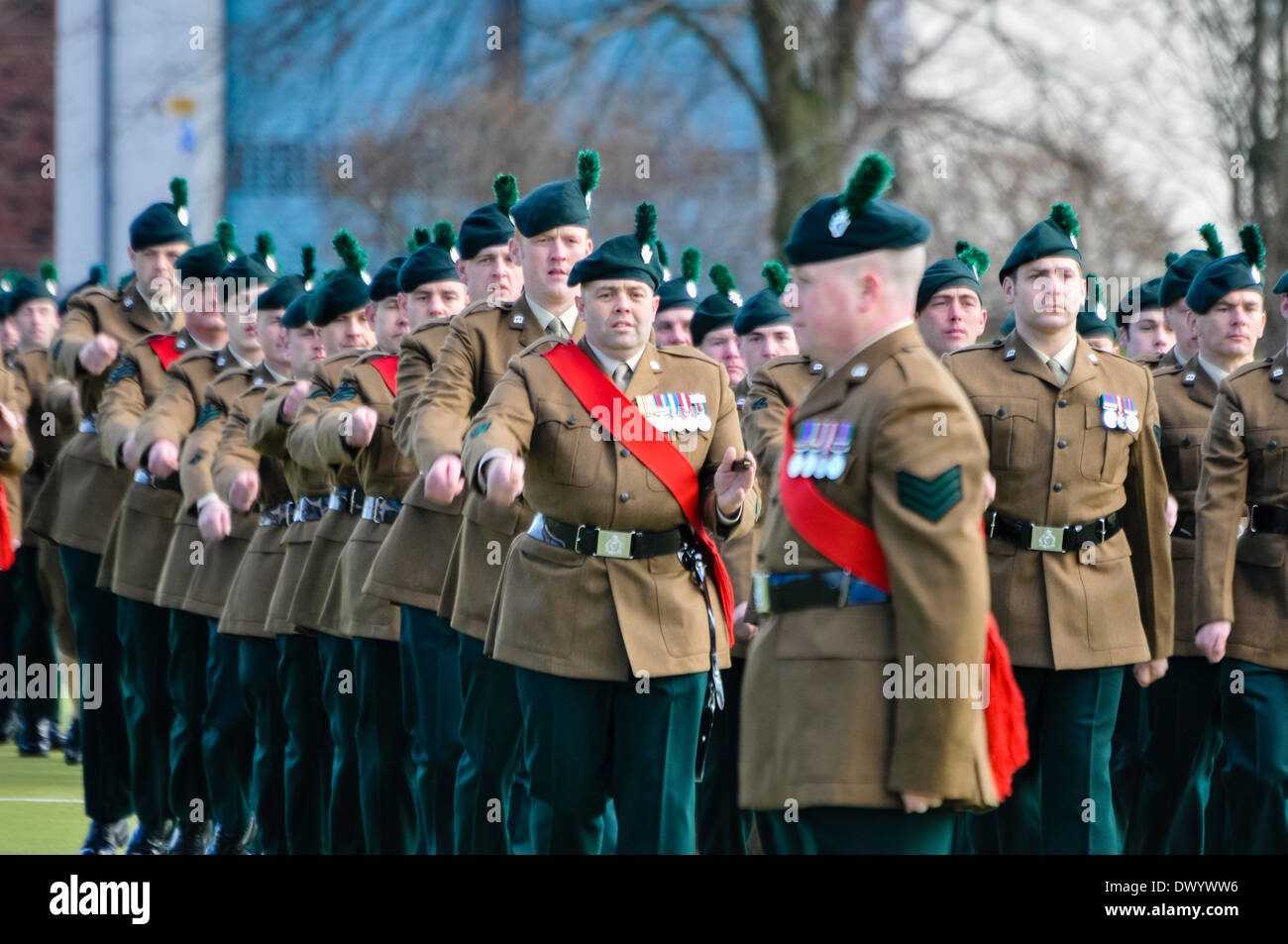 British army barracks parade hi-res stock photography and images - Alamy