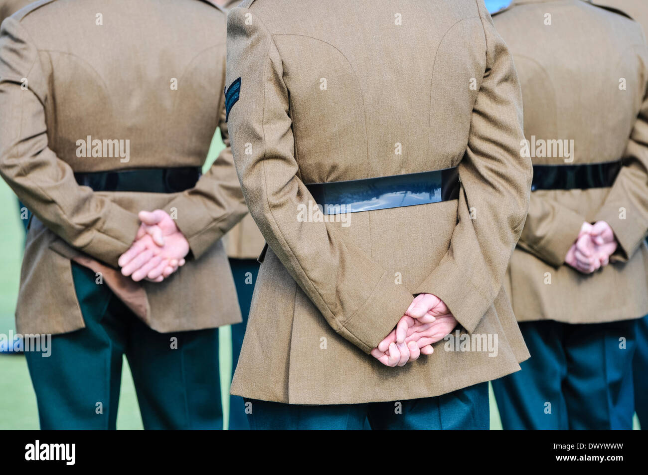 Irish army soldiers at ease hi-res stock photography and images - Alamy