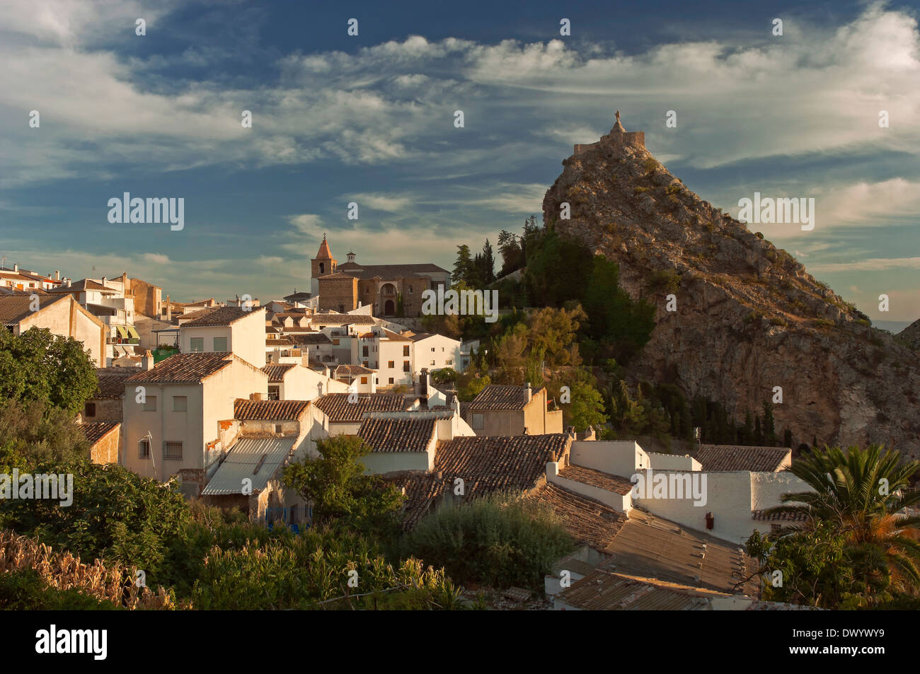 Panoramic view, Castril, Granada-province, Region of Andalusia, Spain ...