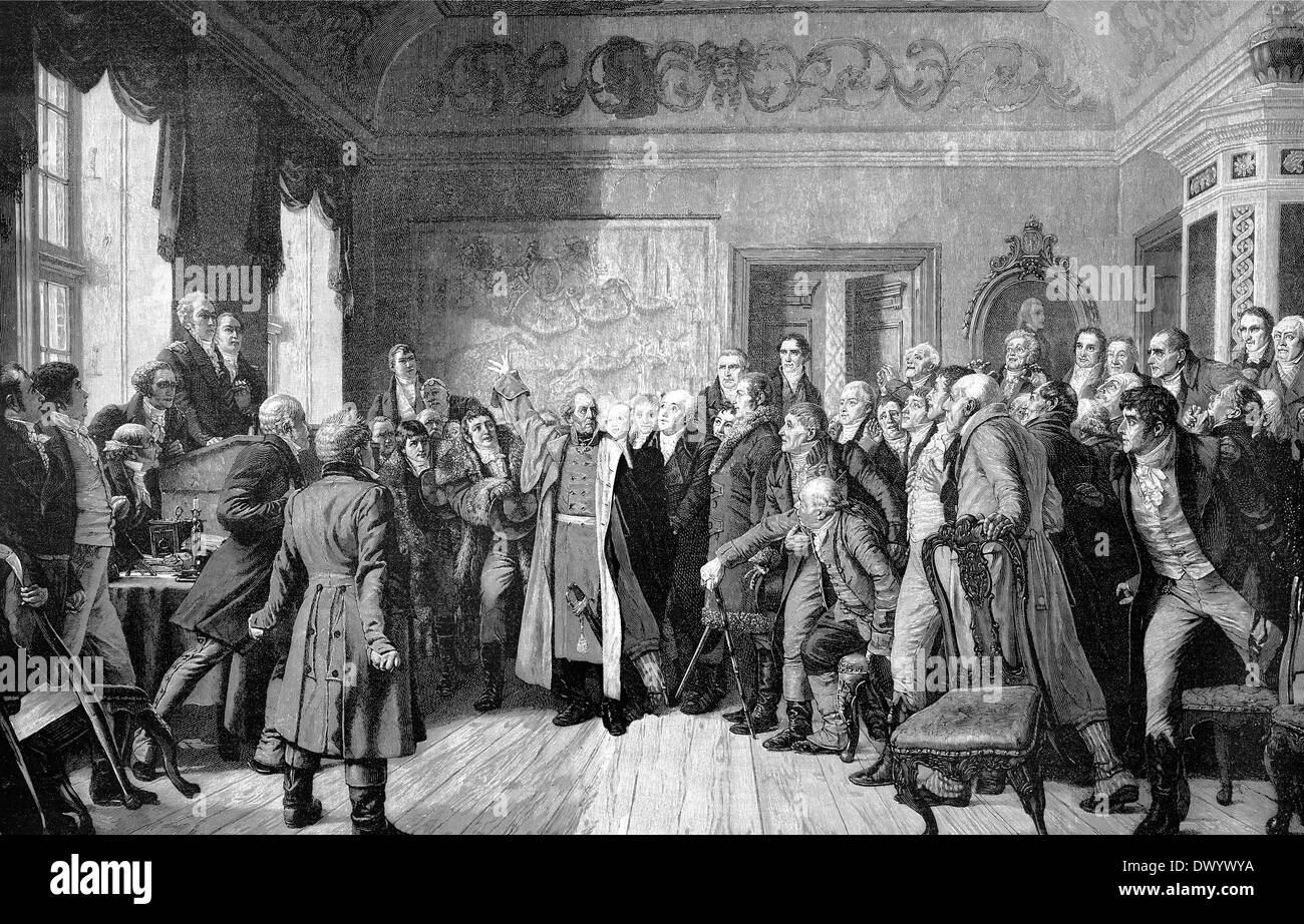 Graf Yorck von Wartenburg addressing the East Prussian Estates on 5 ...