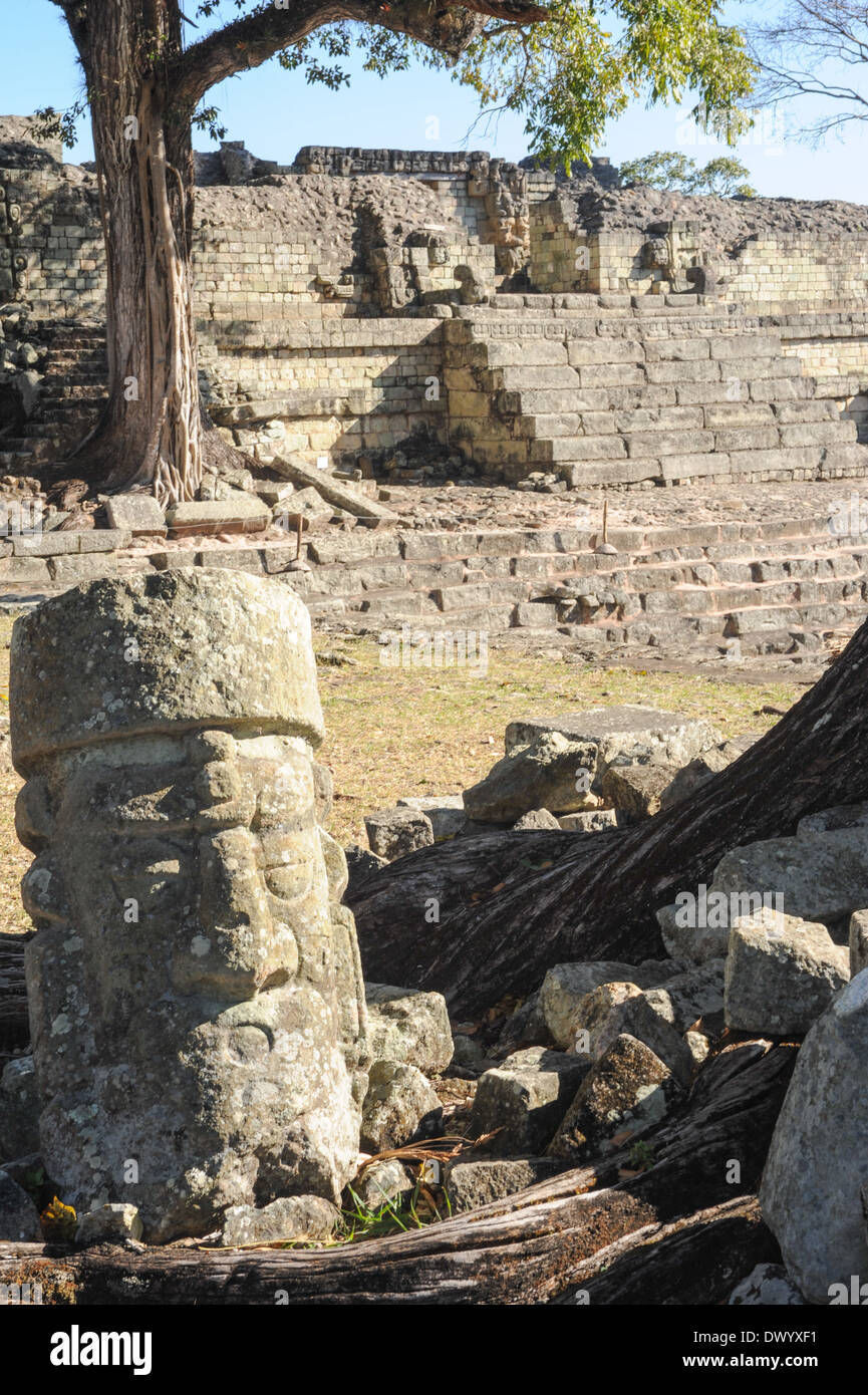 The Mayan ruins of Copan on Honduras Stock Photo - Alamy