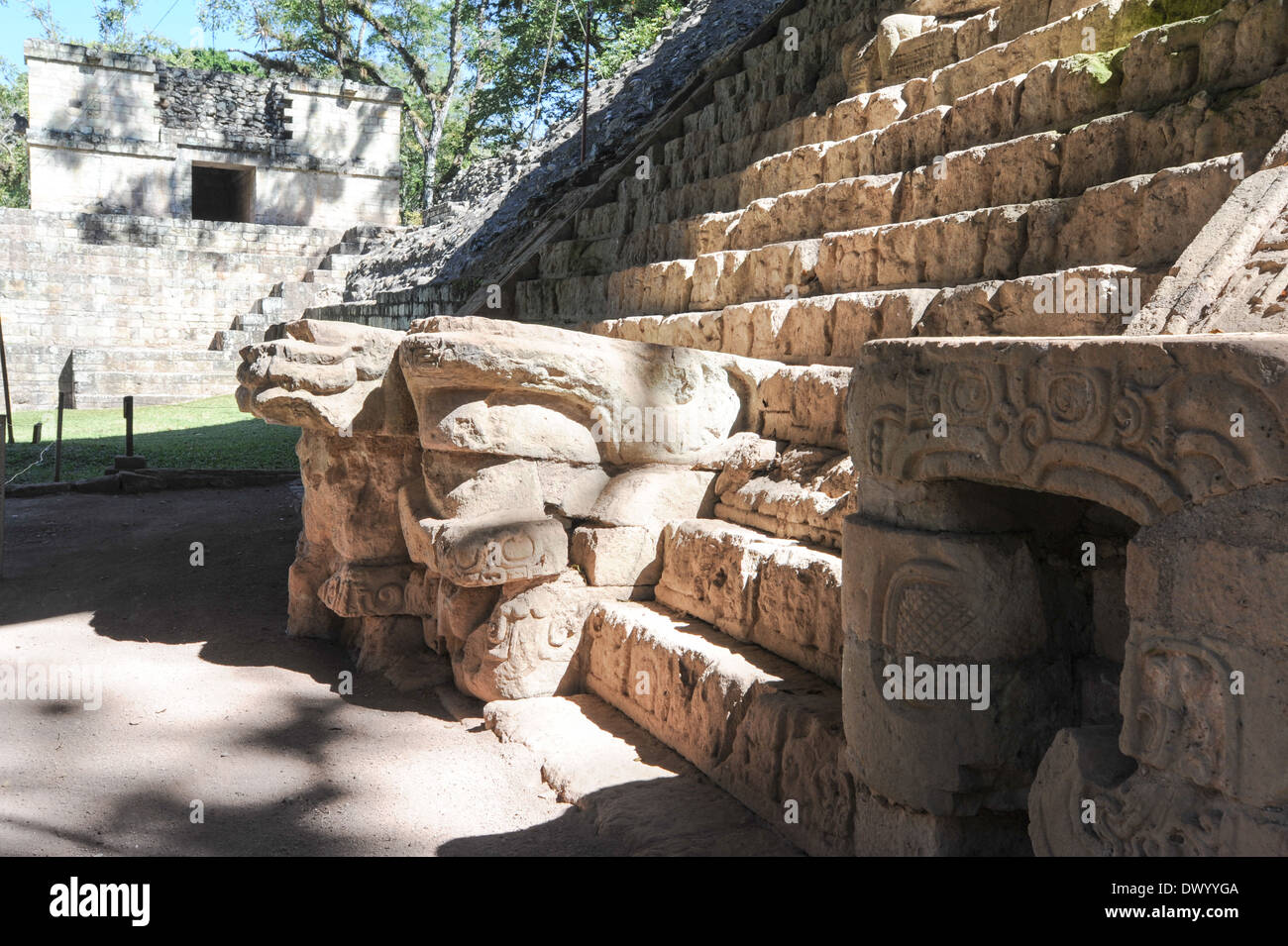 The Mayan ruins of Copan on Honduras Stock Photo - Alamy