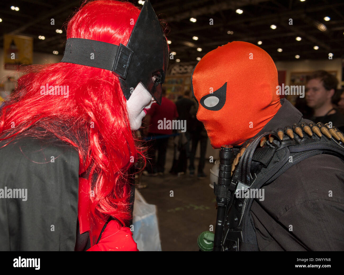 15.3.14. ExCel, London UK. Cosplay visitors at ExCel London on the ...