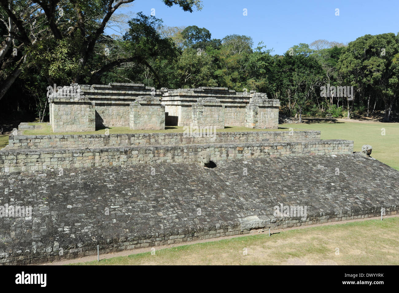 The Mayan ruins of Copan on Honduras Stock Photo - Alamy